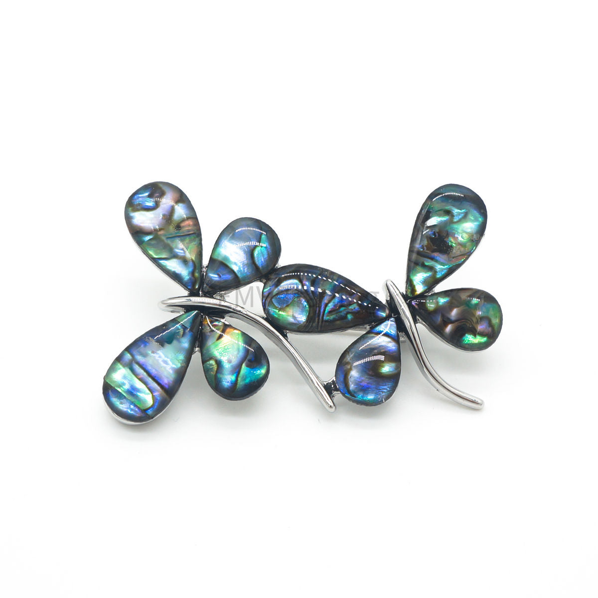 NEW - Abalone Shell Brooch - Two Butterfly – Aolani Hawaii